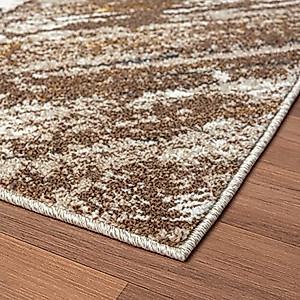 Persian Rugs Moroccan Trellis Beige 8x10 Area Rug, Non-Shedding Carpet