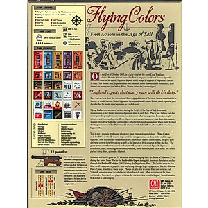 GMT: Flying Colors, Fleet Actions in The Age of Sail, Deluxe 3rd Edition