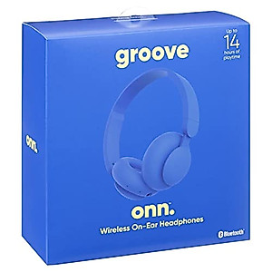 onn | Bluetooth On-Ear Headphones (Blue)