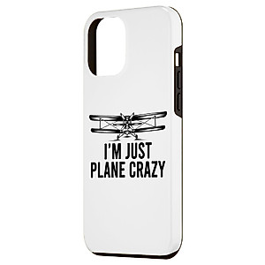 iPhone 13 Pro Max Vintage Airplane Pilots Just Plane Crazy Airline pilot Aviat Case