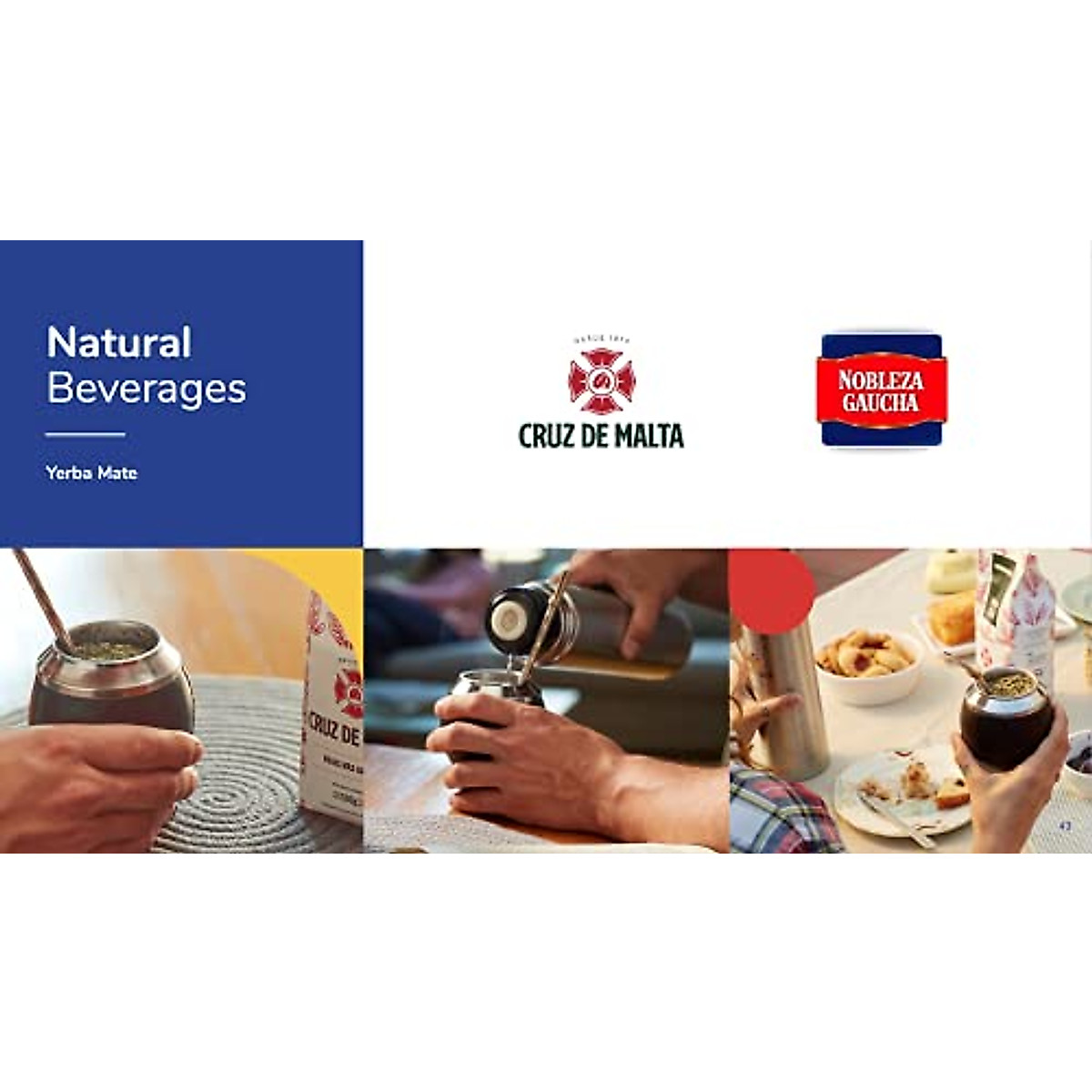 YERBA MATE CRUZ de MALTA 2.2lb 1 kilo