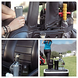 The Sipper Set of 2 Black, The Original Tequila tumbler. 5 oz Insulated Stainless Steel Keeps Your Tequila at the Perfect Temperature. Shot Glass, Tequila Gift, Gift for women, Gift for men