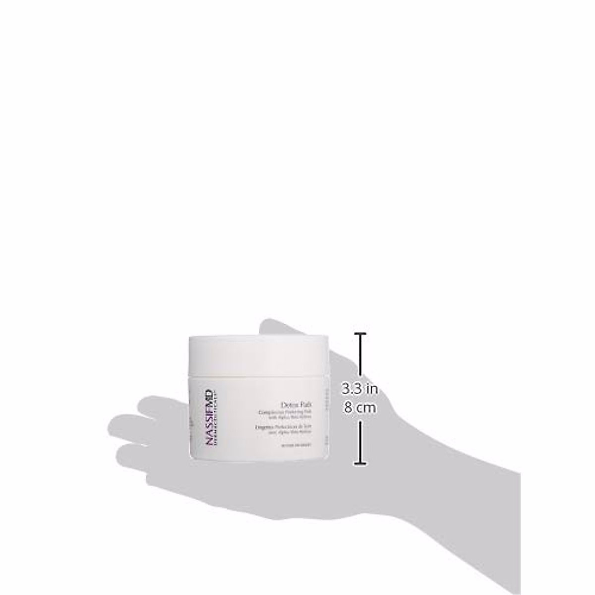 NassifMD Detox Pads Facial Radiance Pads, Glycolic Acid Pads, Face Exfoliating Pads Salicylic Acid Wipes, Facial Scrub Pads, BHA AHA Pads, Resurfacing Pads for Face (60 Count)