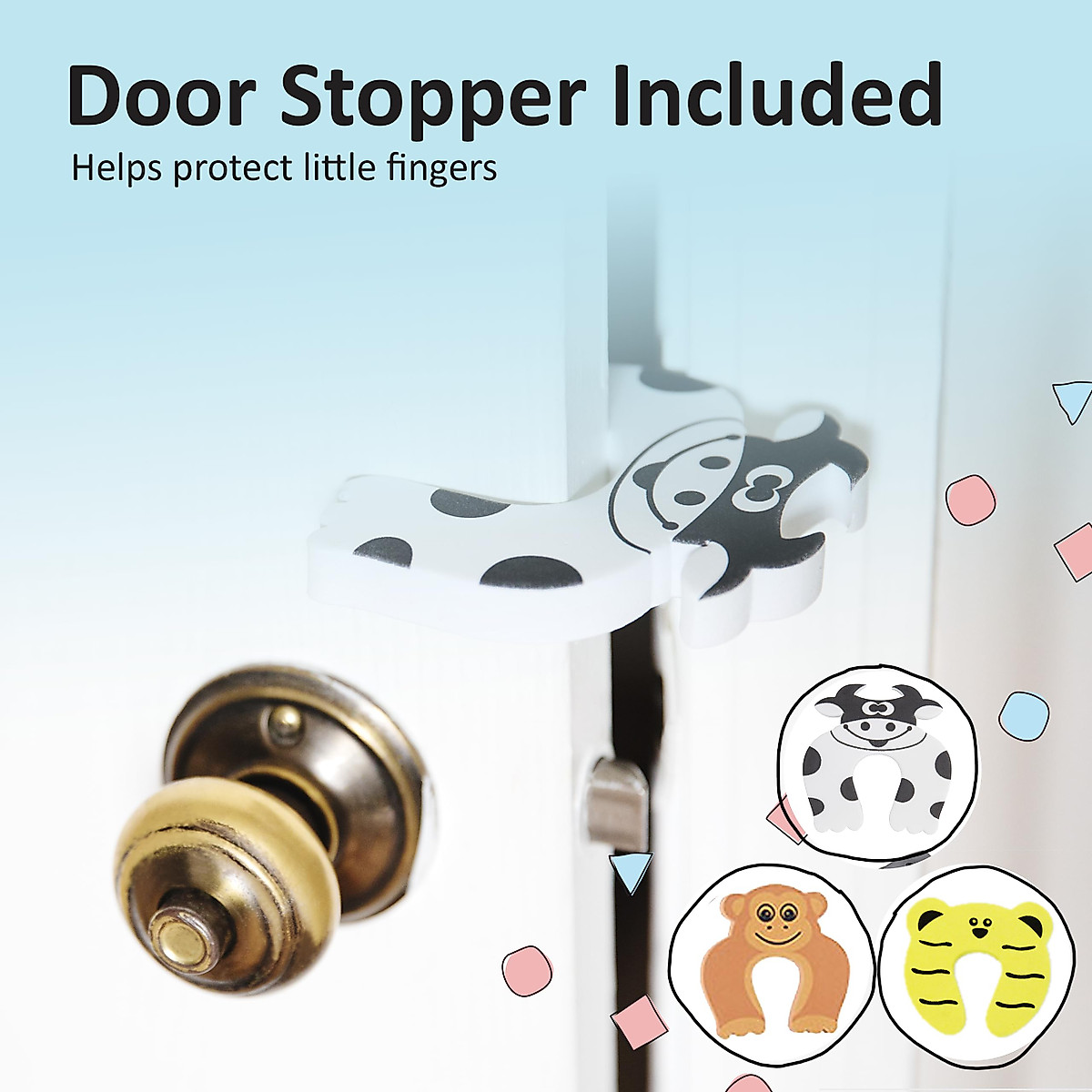 Bébé Earth Baby Proofing Edge and Corner Guard Protector Set for Back to School, 20 Feet Edges & 8 Foam Corners, Furniture and Tables Child Baby Proof Bumpers, Pre-Taped Corner Cushions - Onyx Black