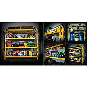DEWALT,4 shelves DXST10000 Storage Rack, Yellow
