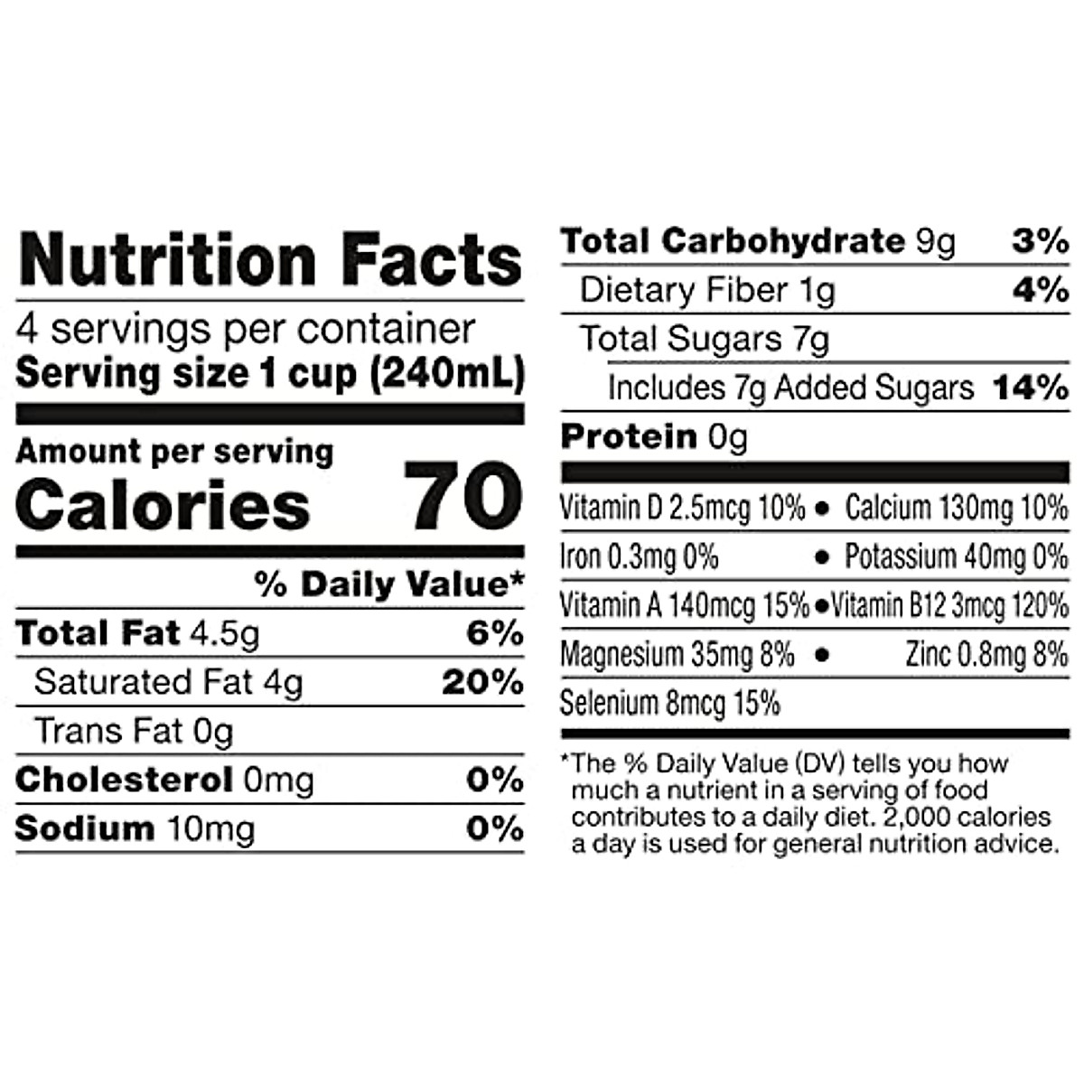 So Delicious Dairy Free Shelf-Stable Coconut Milk, Original, Vegan, Non-GMO Project Verified, 1 Quart