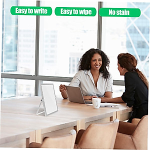 Ciieeo Magnetic Easel Tabletop whiteboard Dry Erase whiteboard Stand Painting Easel Mini Easel Stand Chalkboard Easel Planner Reminder Board Desktop White Board Blackboard