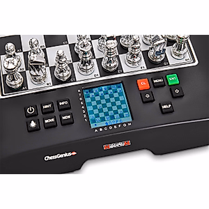 Chess Genius PRO Electronic Chess Board by Millennium - from Beginner to Advanced - The Perfect Partner for Practice and Play - Batteries Included - Model MIL812
