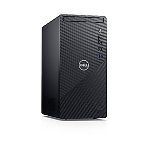 Dell Inspiron 3891 Business Desktop Computer, 10th Gen Intel Core i5-10400, Windows 10 Pro, 32GB RAM, 1TB SSD, Intel UHD Graphics 630, Wi-Fi 6, Bluetooth, Black