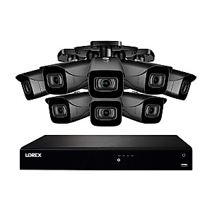 16-Channel Fusion NVR System with 4K (8MP) IP Cameras 8 / Black