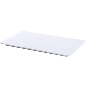 American Metalcraft MEL189 Endurance Melamine Flat Rectangular Platter, 18" x 9", White