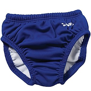 FINIS Reusable Pool Swim Diaper for Babies Swimming Apparel, Solid Pink, Royal, X-Small