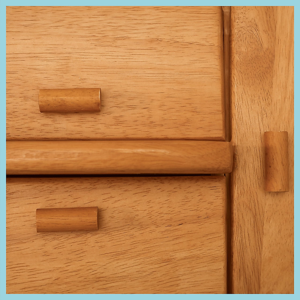 Hobby Gift Wooden Cantilever Sewing Crafting Hobby Storage Box, Wood, Assorted, 23.5 x 45 x 32 cm