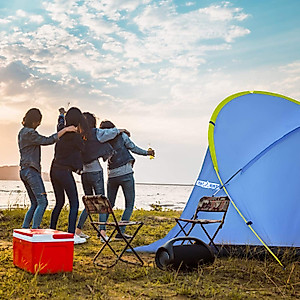 Easiest Beach Tent, Sun Shade Canopy 'Venus': Provide UV Protection for Your Family. Waterproof Shelters For Rain & Pacific Breeze, Easy Up Canopies, Sports Cabana Tents, Roadtrip Sunshade Shack. Blue