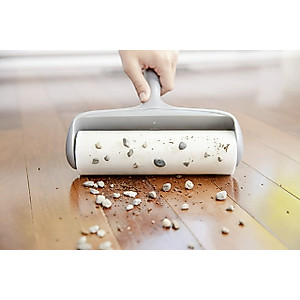 Scotch-Brite 50% Stickier Large Surface Roller Refill, Works Great On Pet Hair, 4 Refills, 60 Sheets Per Refill, 240 Sheets Total Gray