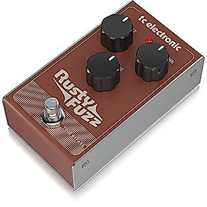 TC Electronic RUSTY FUZZ Silicon-Based Transistor Fuzz with Vintage Gated and Velcro-Like Fuzz Tones