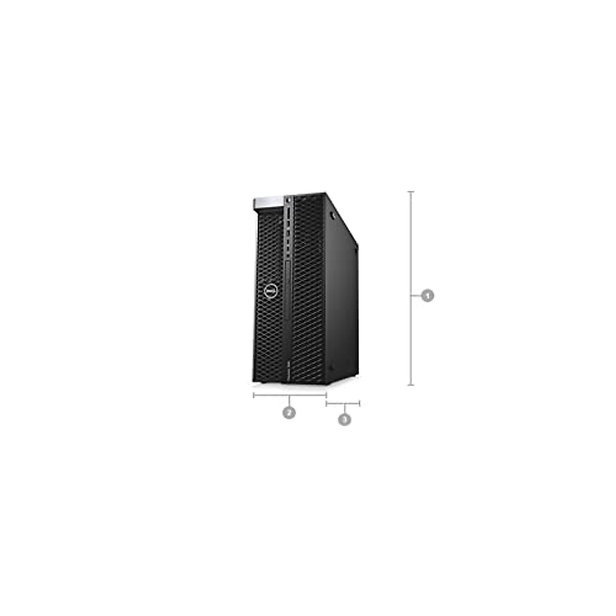 Dell Precision 7820 Workstation Desktop | Xeon Silver - 4208-1TB HDD Hard Drive - 32GB RAM - AMD Radeon PRO WX 2100 | 8 cores @ 3.2 GHz - 2GB GDDR5 Win 10 Pro Black