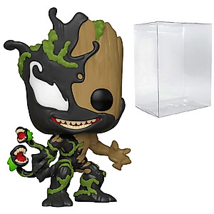 POP Marvel: Venom - Venomized Toddler Groot Funko Pop! Vinyl Figure (Bundled with Compatible Pop Box Protector Case) Multicolored 3.75 inches