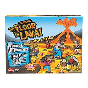 The Original The Floor is Lava! Family Edition - Interactive Game for Kids and Adults - Promotes Physical Activity - Indoor and Outdoor Safe