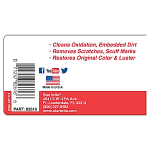 STAR BRITE Paste Rubbing Compound Medium - 14 oz (082616)