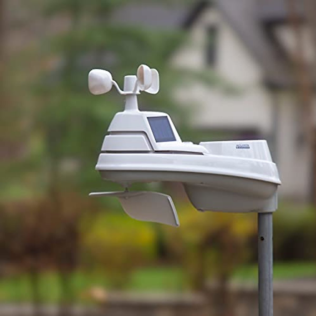 AcuRite Iris (5-in-1) Weather Station Display, Remote Monitoring of Temperature, Humidity, and Wind Speed/Direction (01544M) Wi-Fi Connection for Home (01544), Black