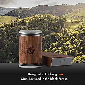 HORL 2 Walnut Rolling Knife Sharpener Engineered in Germany for Straight Edge with Industry Diamonds for Steel of any hardness and Magnetic Angle Technology with 15 & 20 Degrees