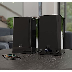 SVS Prime Wireless Pro Powered Speaker System with Chromecast and Airplay 2 - Pair (Piano Gloss)