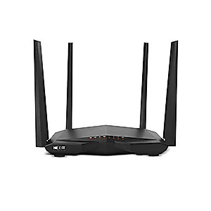 NEXXT Dual-Band Wireless Wi-Fi Router for Home Office Internet and Gaming Long Range Router 1200Mbps Fast Ethernet with Signal Amplifying Antenna