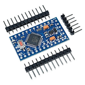 diymore 5pcs Pro Mini ATmega328P 3.3V 8M Module Board with Crystal Oscillator Pins Replace ATmega128