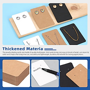 Glarks 550Pcs Earring Cards with Earring Backs and Self-Sealing Bags Kit, 9 x 6 cm 3 Colors Earring Display Cards Earring Holder Cards for Stud Earrings Dangle Jewelry Display Earring Packaging