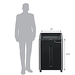 Fellowes Powershred 485Ci 100% Jam Proof Commercial Grade 30-Sheet Cross-Cut Paper Shredder, TAA Compliant (38485)