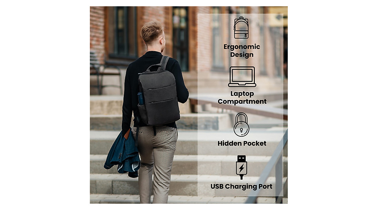 Nordace Nelson Smart Travel Backpack – Stylish & Water-Resistant