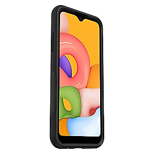 OtterBox Samsung Galaxy A01 Commuter Series Lite Case - BLACK, slim & tough, pocket-friendly, with open access to ports and speakers (no port covers),