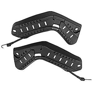 ATAIRSOFT Tactical Military Helmet Side Rails for Fast ACH Helmet with Lanyard Mounting Screws Helmet Accessories Black