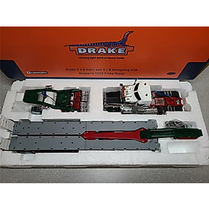 Drake for Kenworth T909 Prime Mover with 4x8 Swingwing Trailer - Membreys Limited Edition 1/50 DIECAST Truck Pre-Built Model