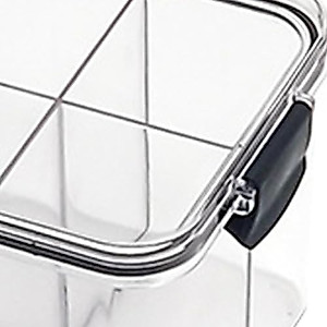 Generic Divided Food Storage Container Snack Containers, Kitchen Food Storage Organizer, with Lids Food Containers for Candy, 700ml, Optional