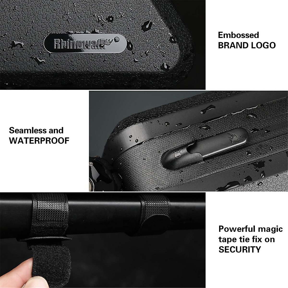 Rhinowalk Bike Top Tube Bag Waterproof and Stable Bicycle Frame Bag Professional Cycling Accessories