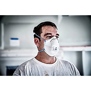 3M Chemical Odor Cool Flow Valved Respirator, 2-Pack