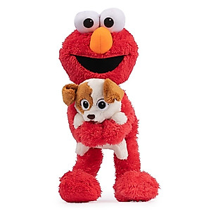 GUND Sesame Street Official Furry Friends Forever Dance & Play Elmo and Tango Animated Plush, Plush Sensory Toy for Ages 1 & Up, Red/Cream, 13”