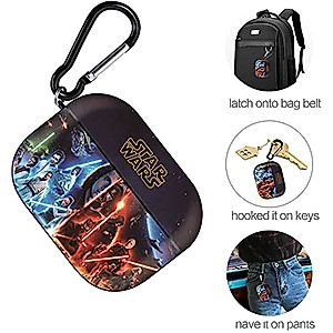 TELONI Star Retro War AirPods Pro Protective case Cover Accessories TPU Material, Full Protection Shock-Proof Cover with Keychain (Star Retro WAR)