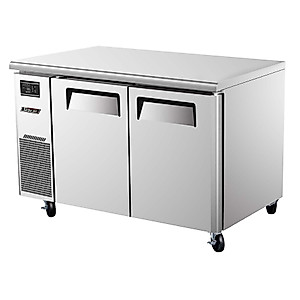 Turbo Air JUF-48 48 Side Mount Undercounter Freezer 2 Swing Doors
