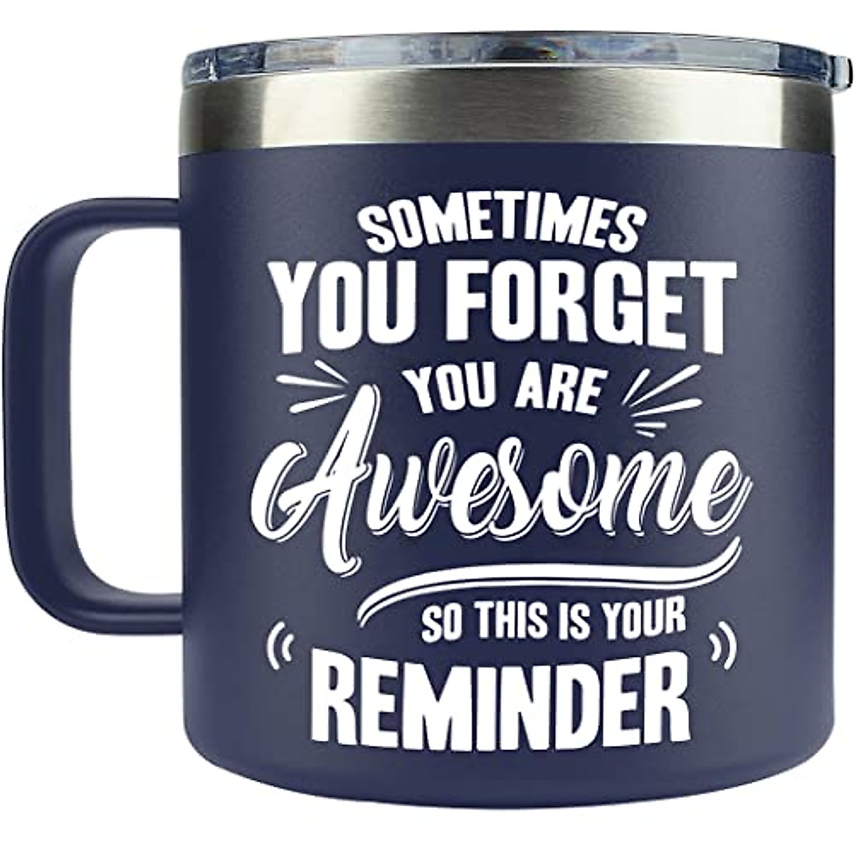 Birthday Gifts For Men, Dad - Gifts For Men, Dad - 14 Oz Mug Stainless Steel Mens Gifts, Gifts For Men Unique - Inspirational, Congratulations Funny, Gifts For Men, Dad, Husband, Coworker, Employee