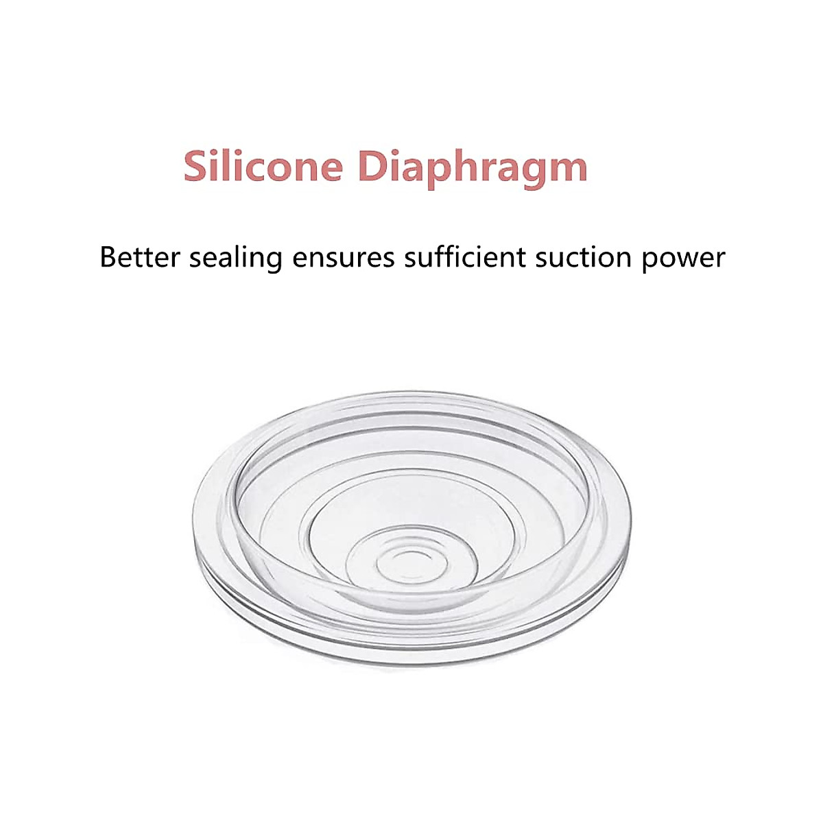 NAGRAN Duckbill Valves & Silicone Diaphragm for S9/S10/S12,Wearable Breast Pump Universal Duckbill Valve and Silicone Diaphragm Accessories (4 Piece Set)