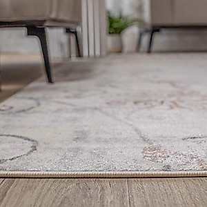 SUPERIOR Briony Area Rug, 6' x 9', Hazelnut