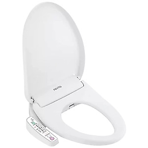 KOHLER BN330-N0 Novita Electric Bidet Toliet Seat, Elongated Heated Bidet Warm Water Bidet with Dryer, Bidets for Existing Toilets, White