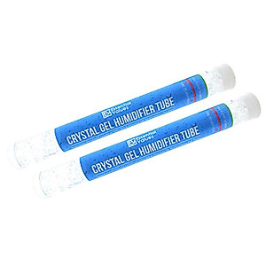 2 Pack Humidor Humidifier Tubes - Keeps Humidity at 70% in Cigar Box with PG Infused Gel, Each Tube Protects up to 25 Cigars - Perfect for Travel Cigar Humidor & Humidifiers by Essential Values