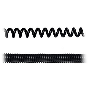 MDR-7506 Replacement Audio Cable Extension Spring Relief Coiled Cord with 1/4-inch Adapter Compatible with MDR-V6 V600 V700 V900 MDR-7506 MDR-7509 ATH-M50 ATH-M50s Headphones