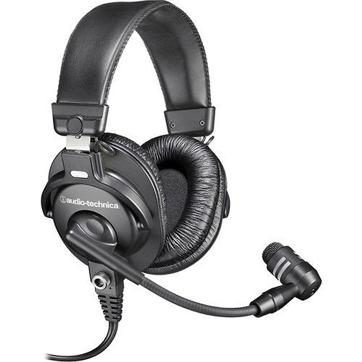Audio-Technica BPHS1 Broadcast Stereo Headset with Desktop Headphone Stand and 1/4" TS Female to 3.5mm TRS Male Adapter
