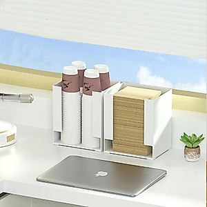 UXIVCKI Storage Container Keep Food Packets Stacked, Plastic Organizer Stackable Basket for Kitchen Cabinet Pantry Countertop Shelf Closet Bathroom, Organize Noodles, Snacks, Facial Masks