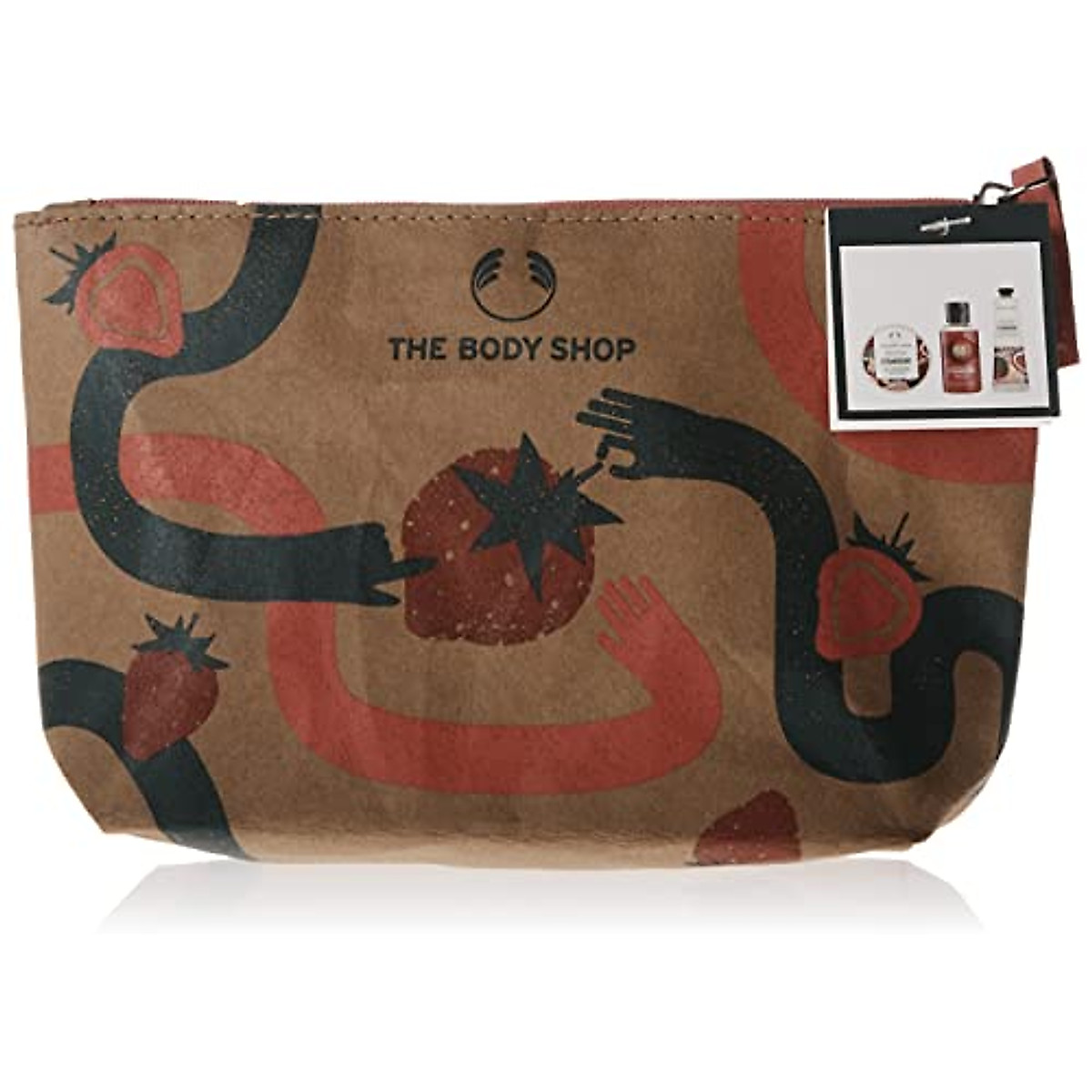 The Body Shop Lather & Slather Juicy Strawberry Gift Bag Gift Set, for Normal Skin